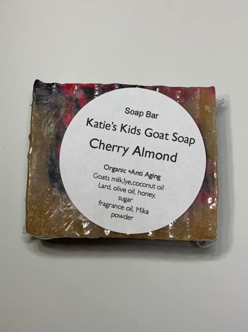 Cherry Almond Handmade Goat Milk Soap Bar - Etsy