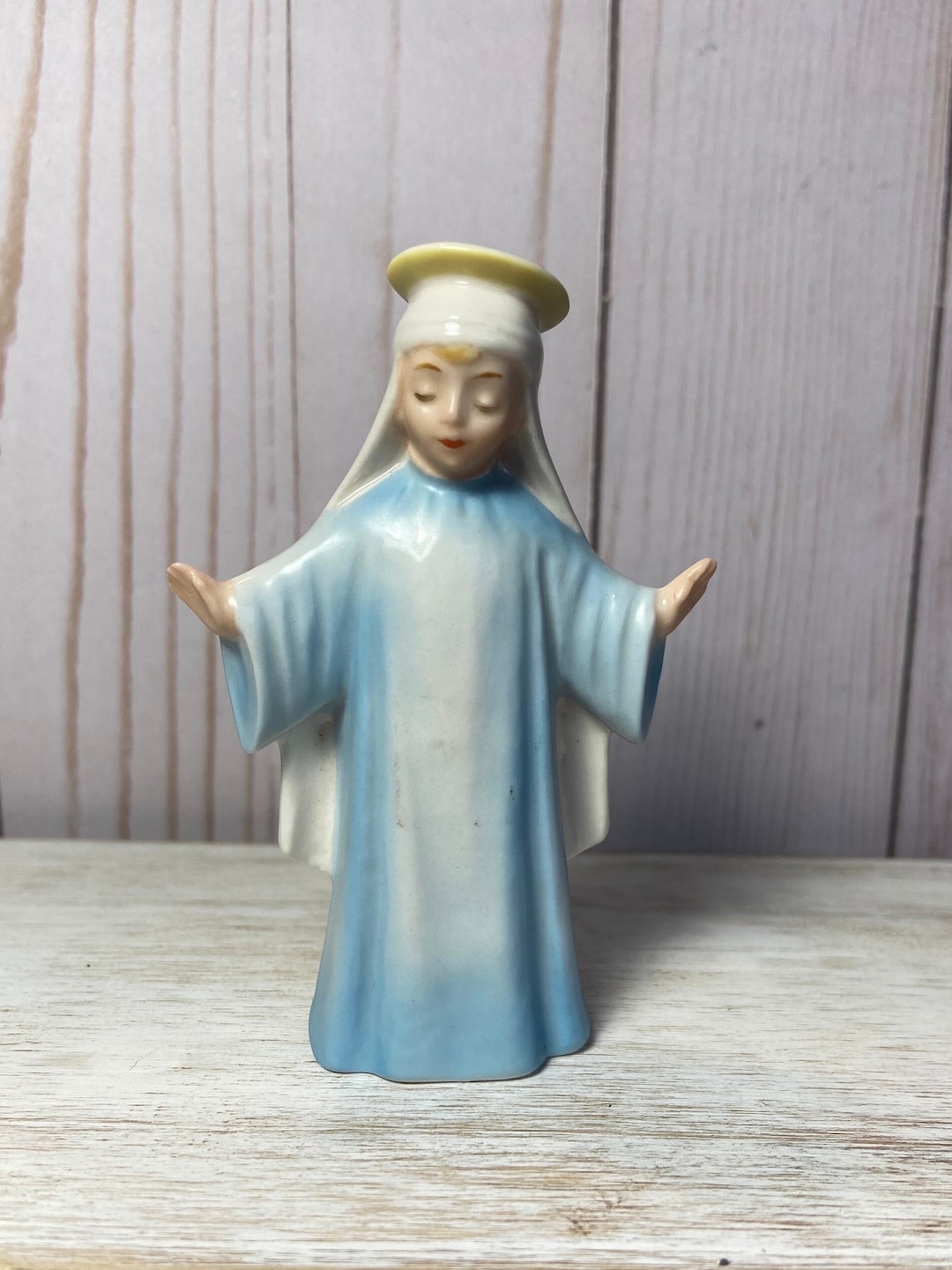 Goebel Mary Religious Figurine/statue/porcelain/1970s/made in Germany ...