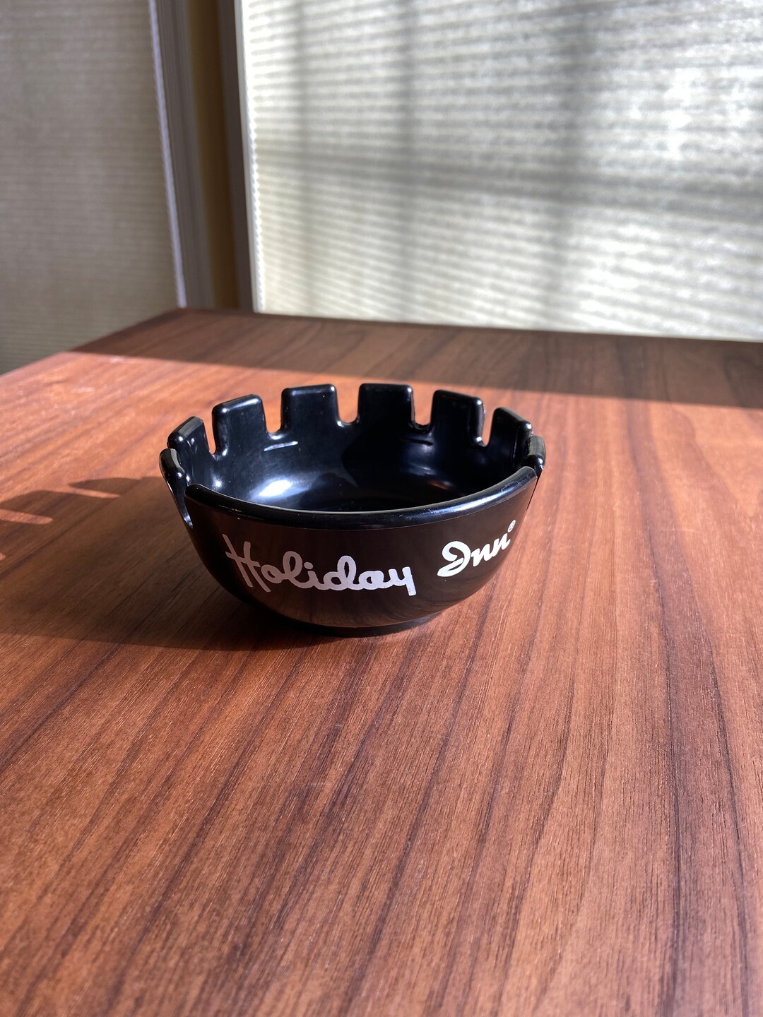 Holiday Inn Vintage Black Melamine Ashtray/retro Motel/1970s - Etsy