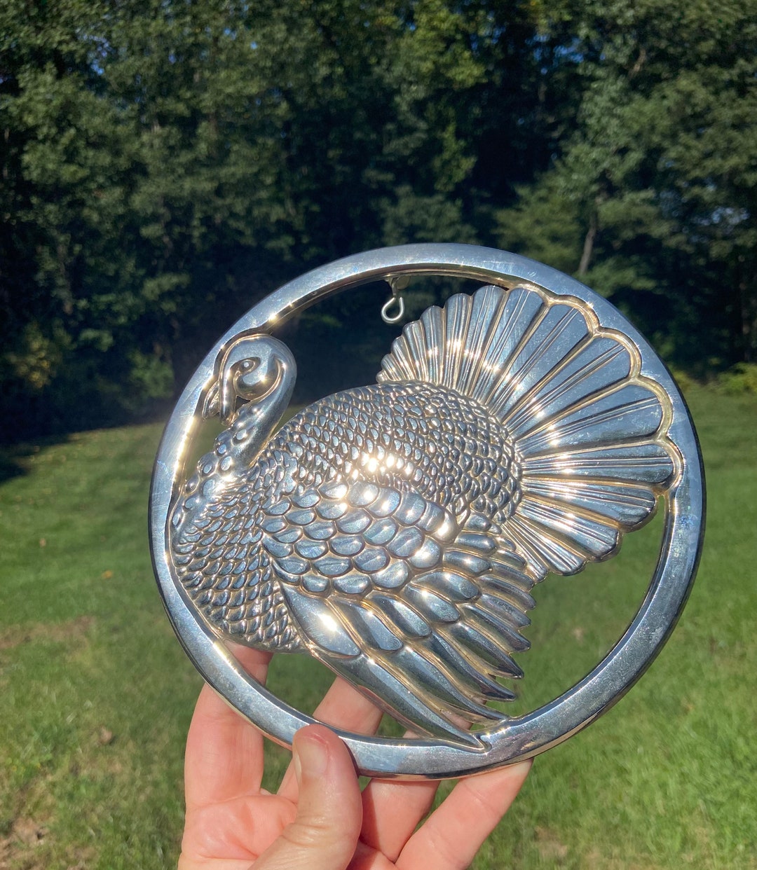 Gorham Silver Plate Turkey Trivet/1982/made in Italy/free Shipping - Etsy