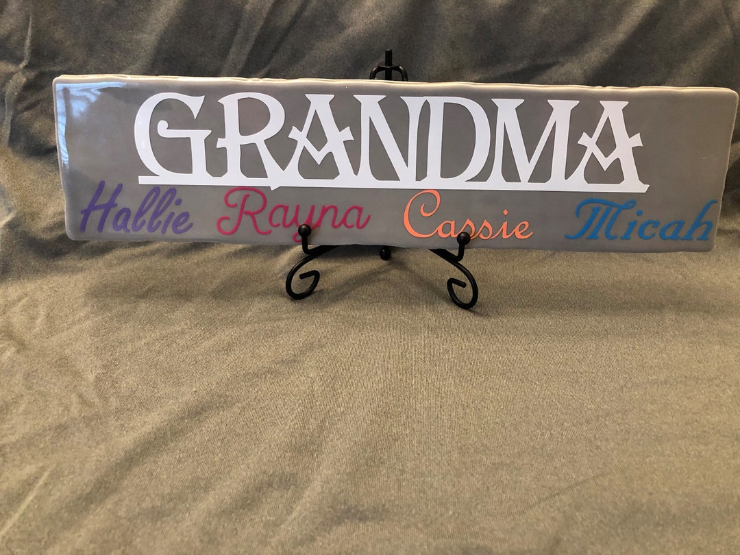 Personalized Tile - Grandma - Etsy