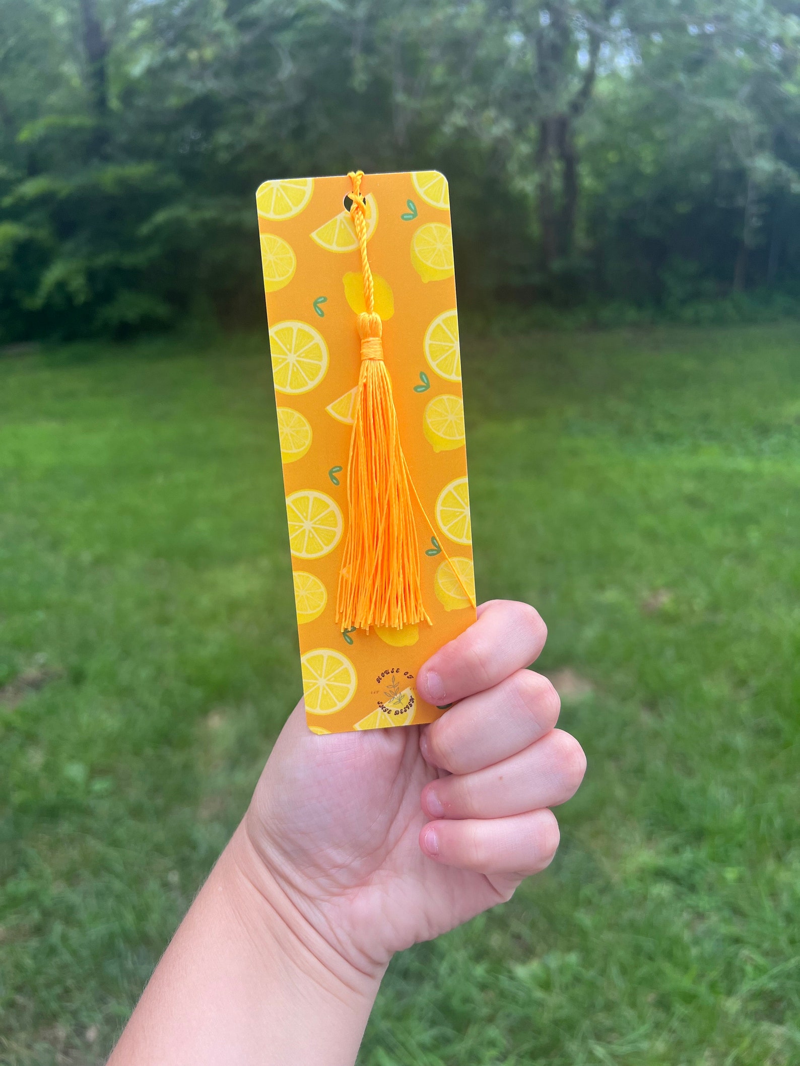 Orange & Lemon Bookmark , Cozy Bookmarks , Pastel Colors , Bookish Gift ...