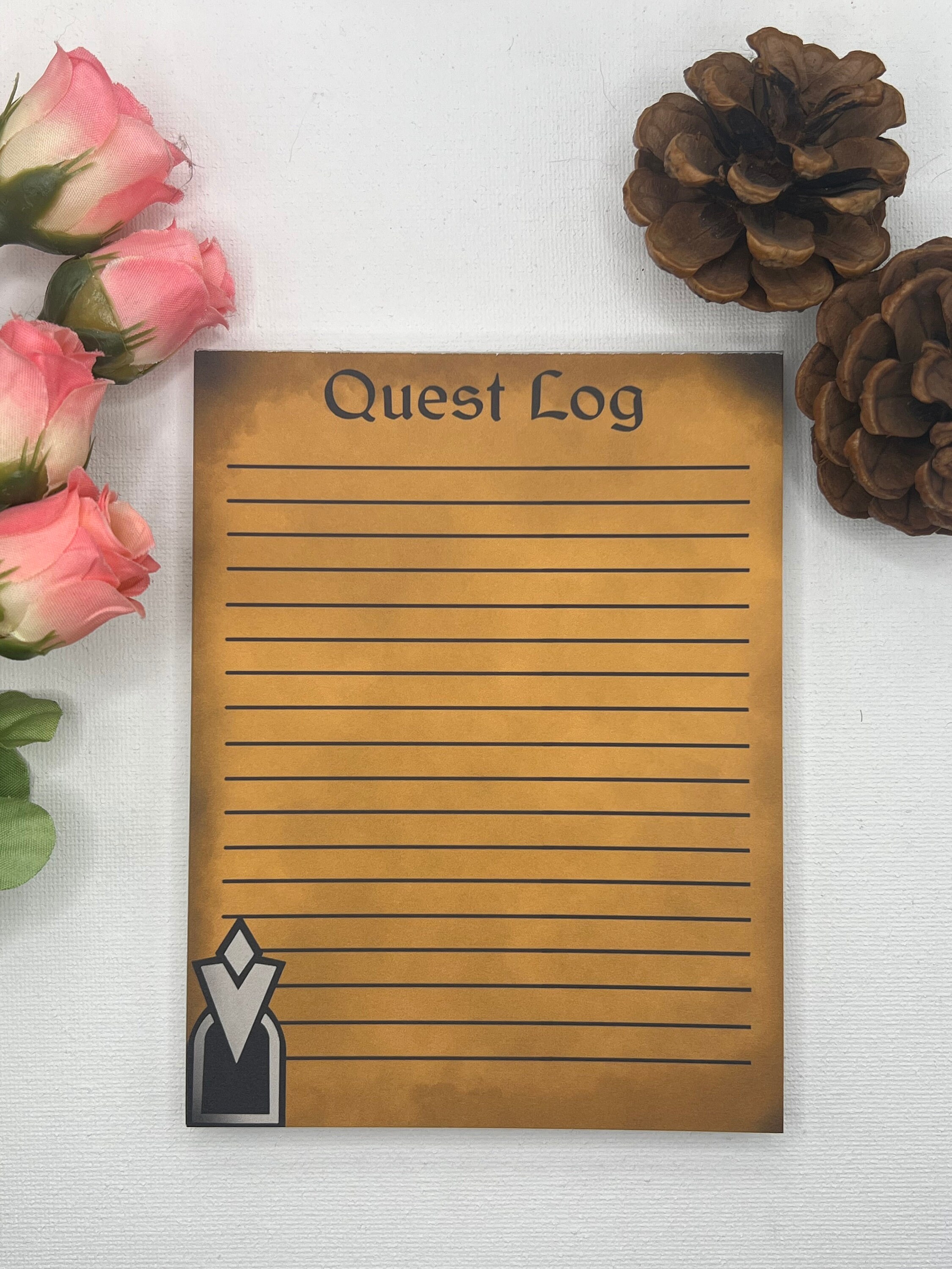 Quest Log Notepad , Gamer Stationery , Gifts for Friend , Gifts for Her ...