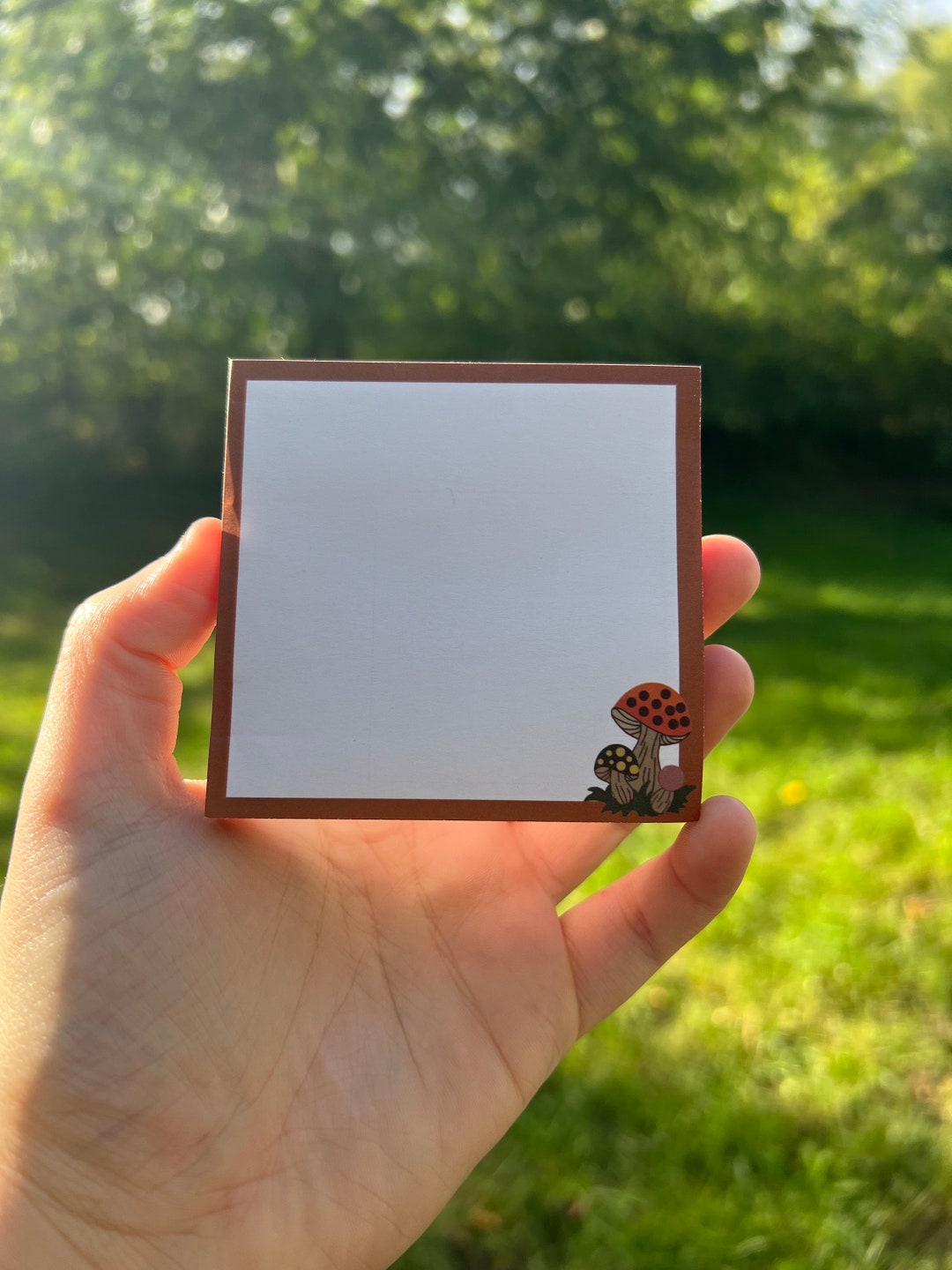 Mushroom Sticky Note , Cute Stationery for Faeries , School Supplies ...