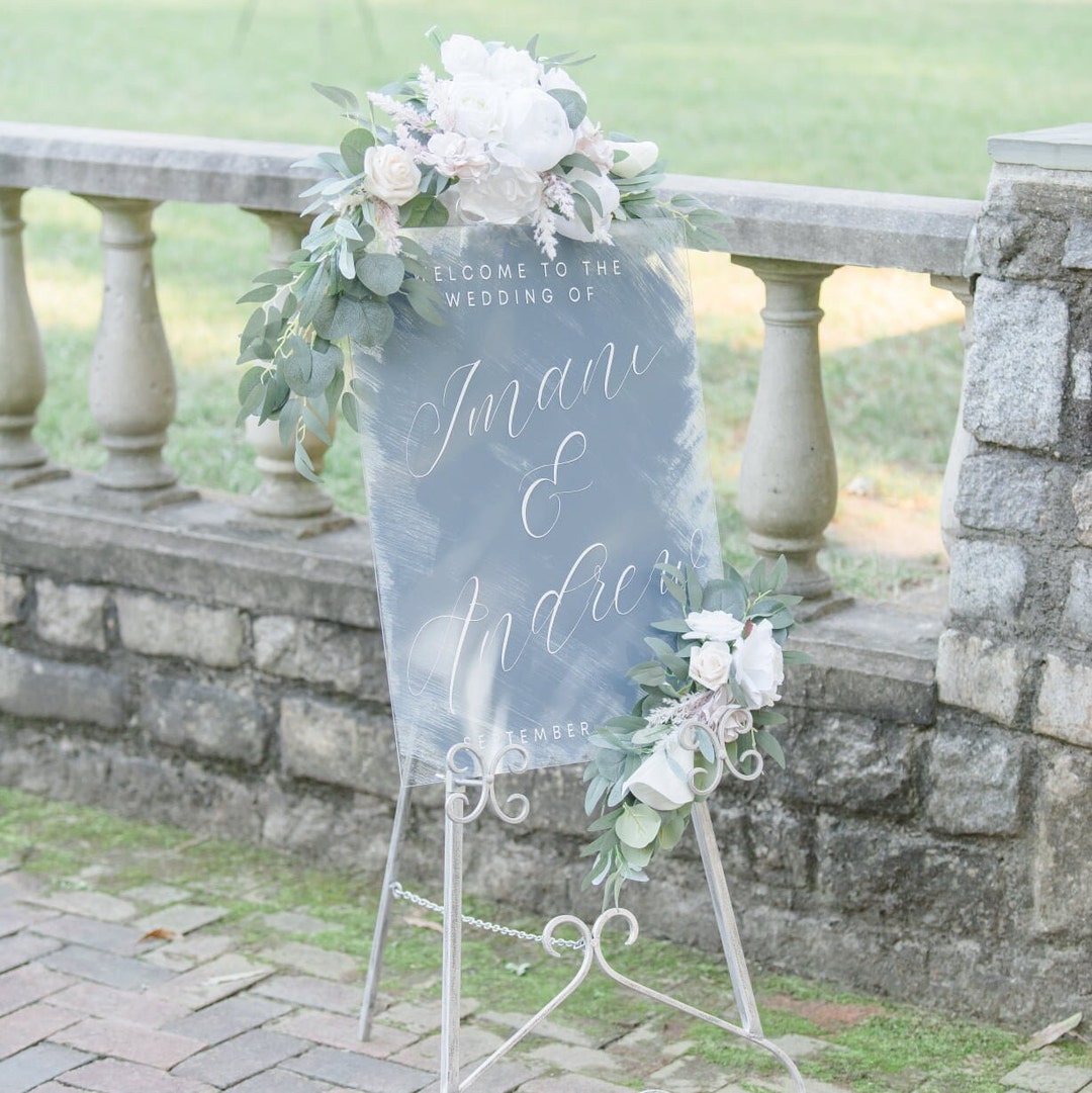 Wedding Welcome Sign, Modern Welcome Sign, Minimalist Wedding Sign ...