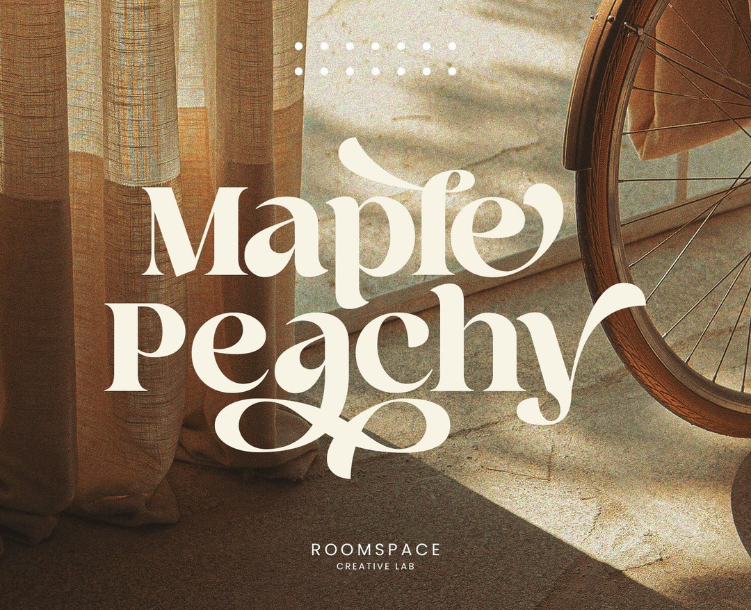 Maple Peachy a Elegant Modern Retro With Tail Swashes Font, Branding Font, Fonts for Cricut ...