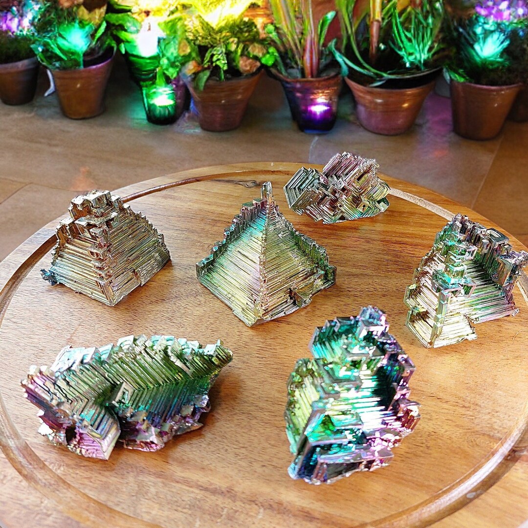 Bismuth Crystal Mineral Specimen// Crystal Freeform, Self Love Crystal ...