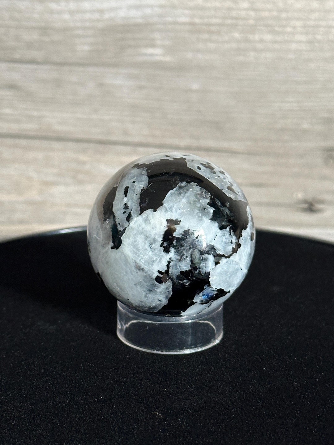 Glow With Grace – Rainbow Moonstone Sphere for Intuition & Inner Peace ...