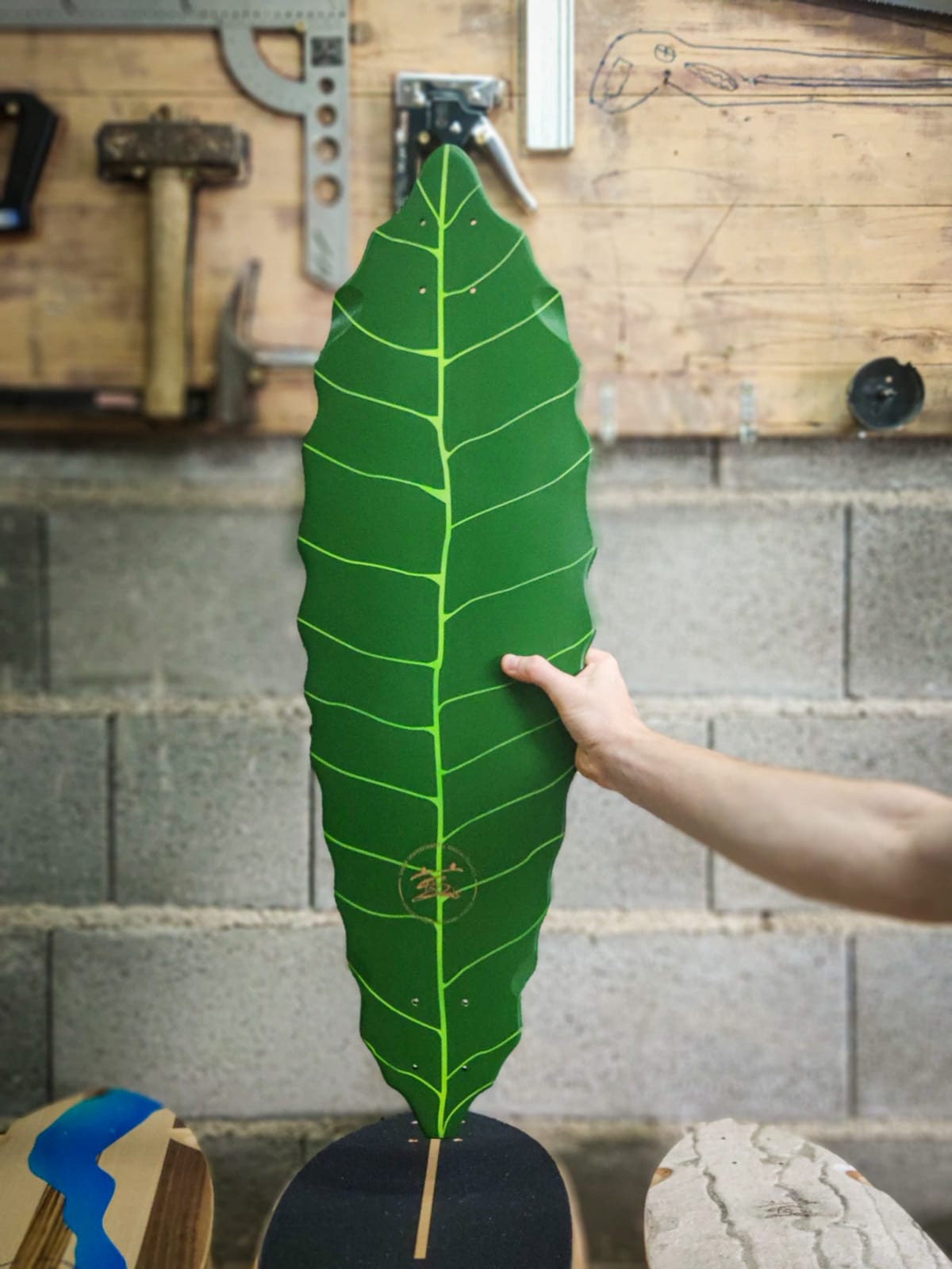 The Leaf Longboard Handcrfted Board Skateboard Cruiser | Etsy