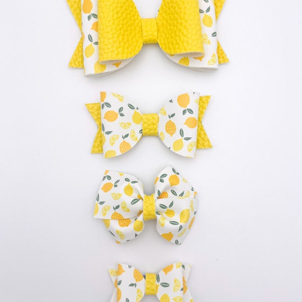 Yellow Hair Bow - Etsy