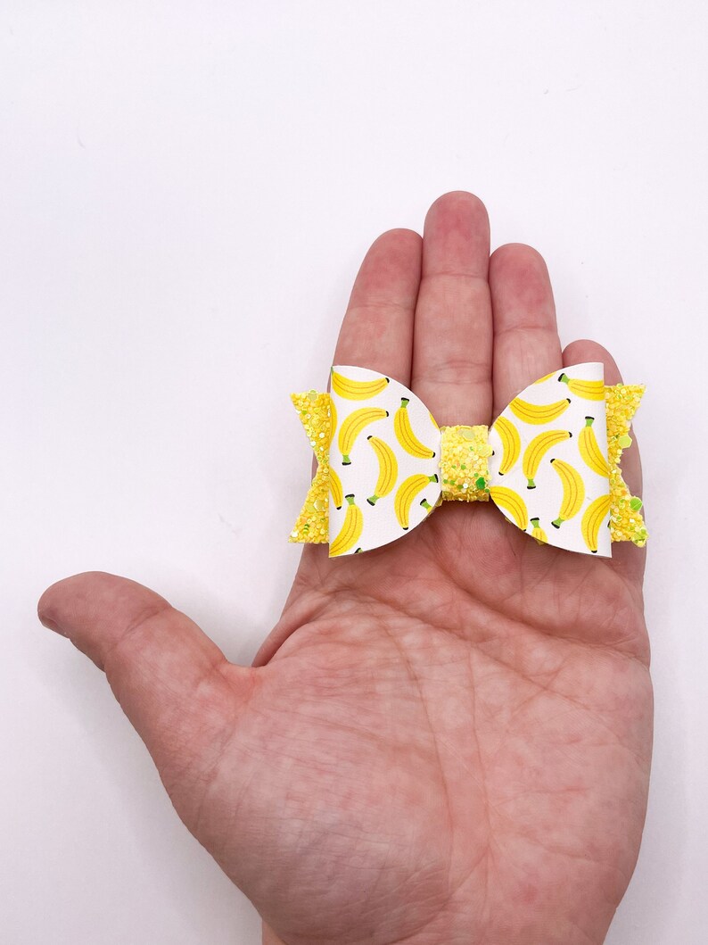 Banana Bows, Fruity Collection Bows, Fruit Bows, Summer Bows, Faux ...