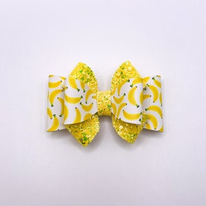 Banana Bows, Fruity Collection Bows, Fruit Bows, Summer Bows, Faux ...
