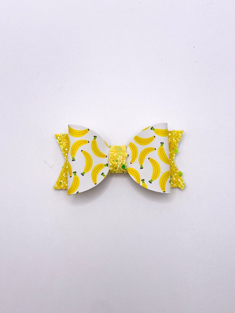 Banana Bows, Fruity Collection Bows, Fruit Bows, Summer Bows, Faux ...