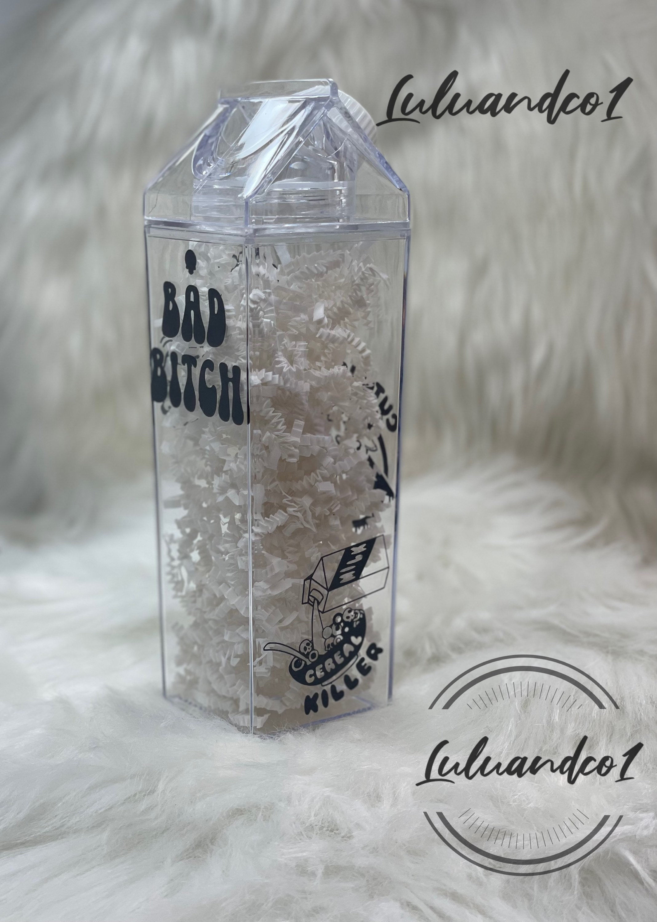 Dolls Kill Inspired Milk Carton |gothic Misfit Milk Carton Water Bottle ...