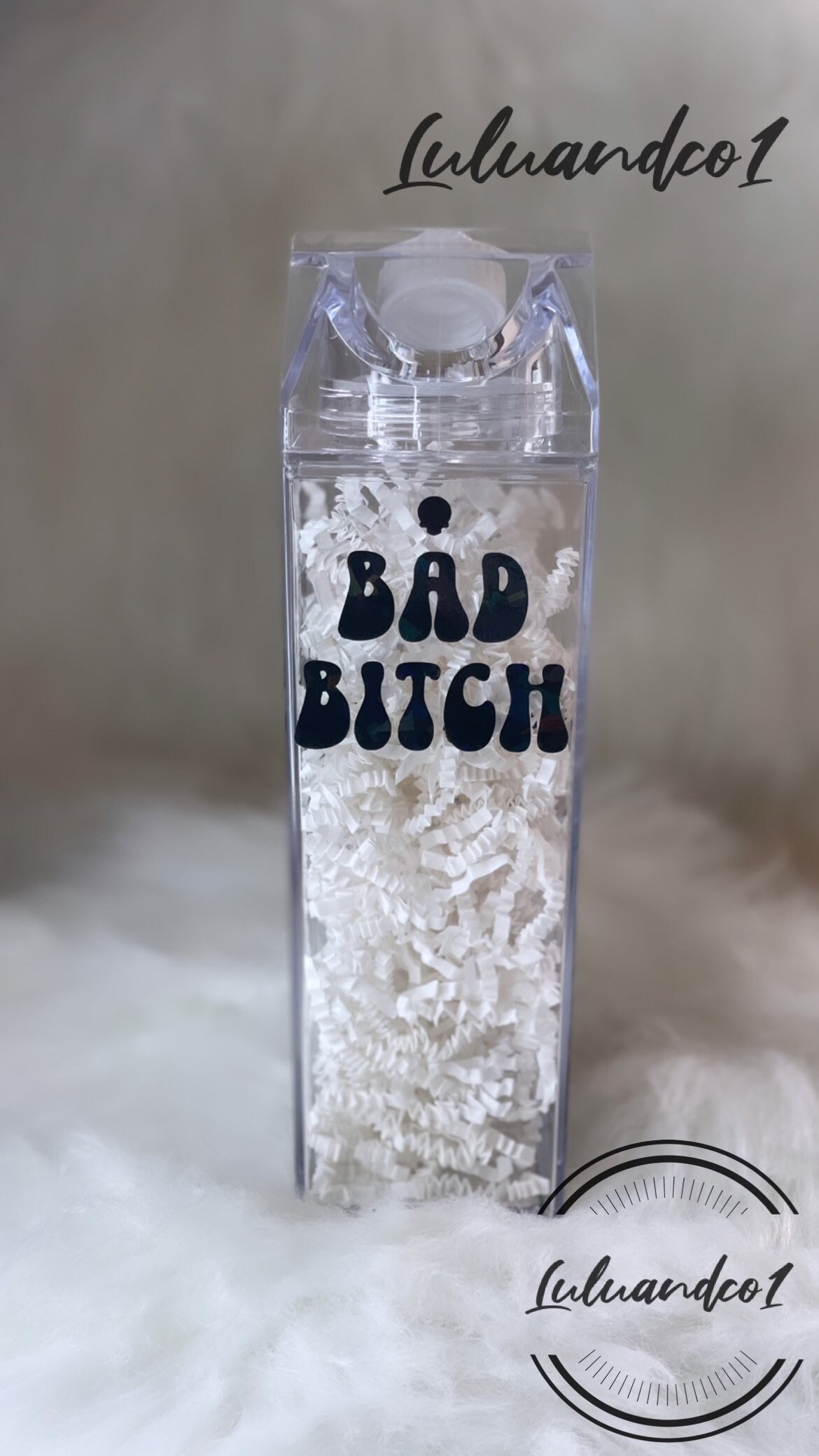 Dolls Kill Inspired Milk Carton |gothic Misfit Milk Carton Water Bottle ...