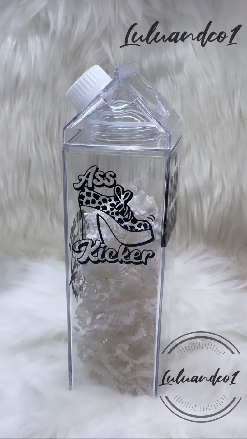 Dolls Kill Inspired Milk Carton |gothic Misfit Milk Carton Water Bottle ...