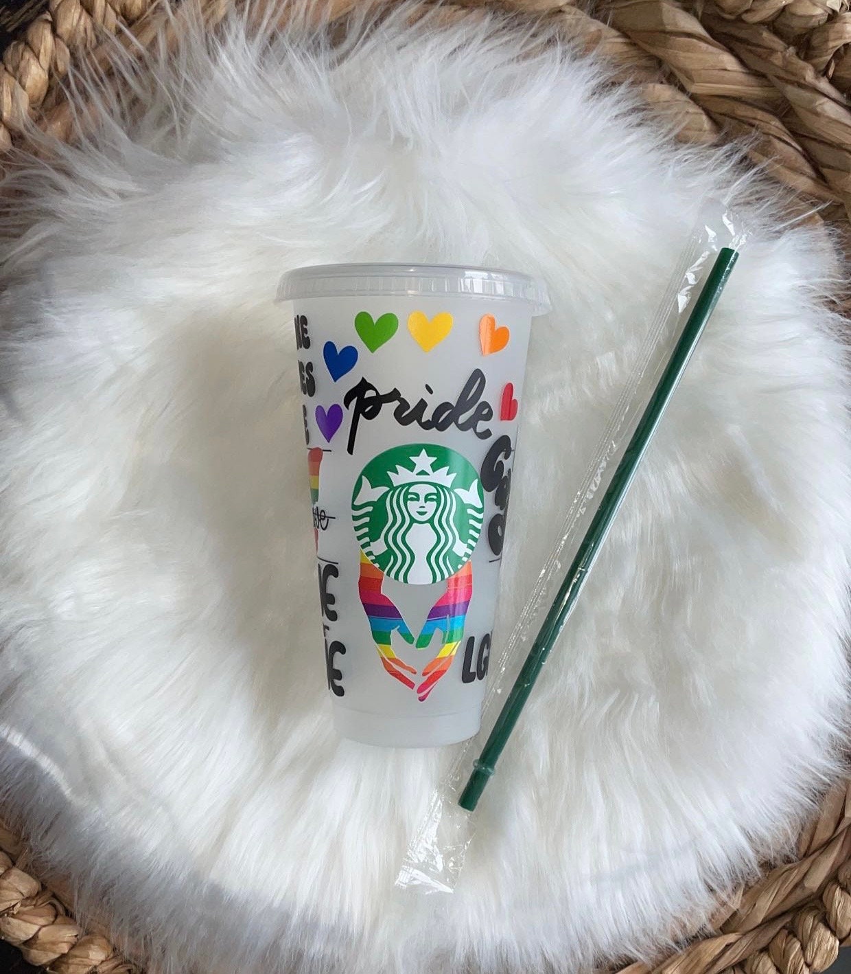 PRIDE Inspired Starbucks Cold Cold Pride Love Wins equality Love is ...