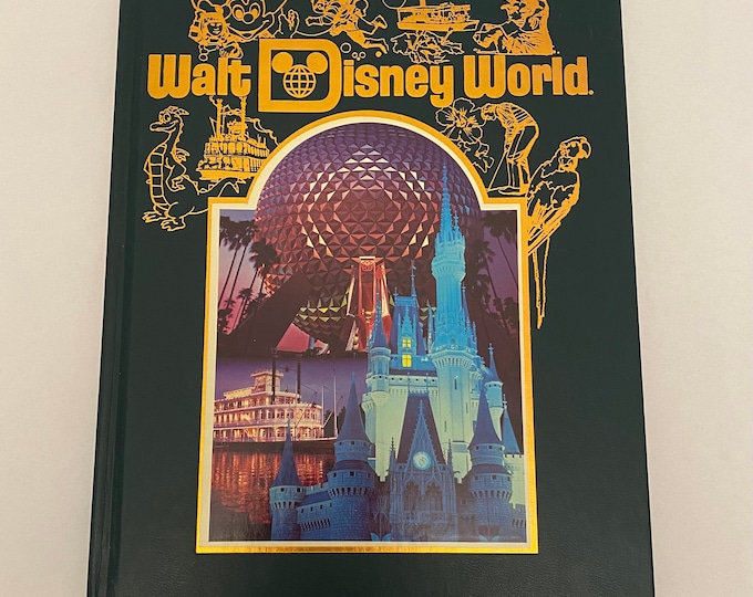 Walt Disney World 15th Anniversary Hardcover Book 1986 Theme Park ...