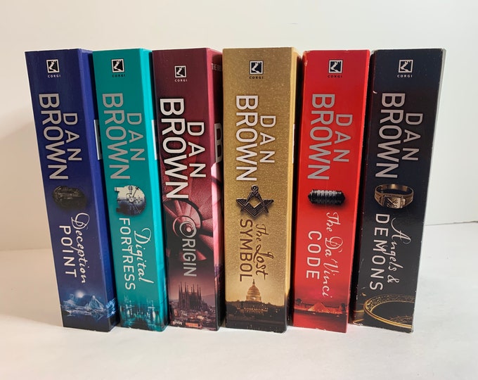Dan Brown ROBERT LANGDON Series Lot of 6 Paperback Books Missing 1 - Etsy