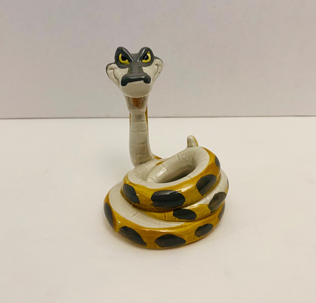 Vintage Disney Japan the Jungle Book Kaa the Snake Porcelain Figurine ...