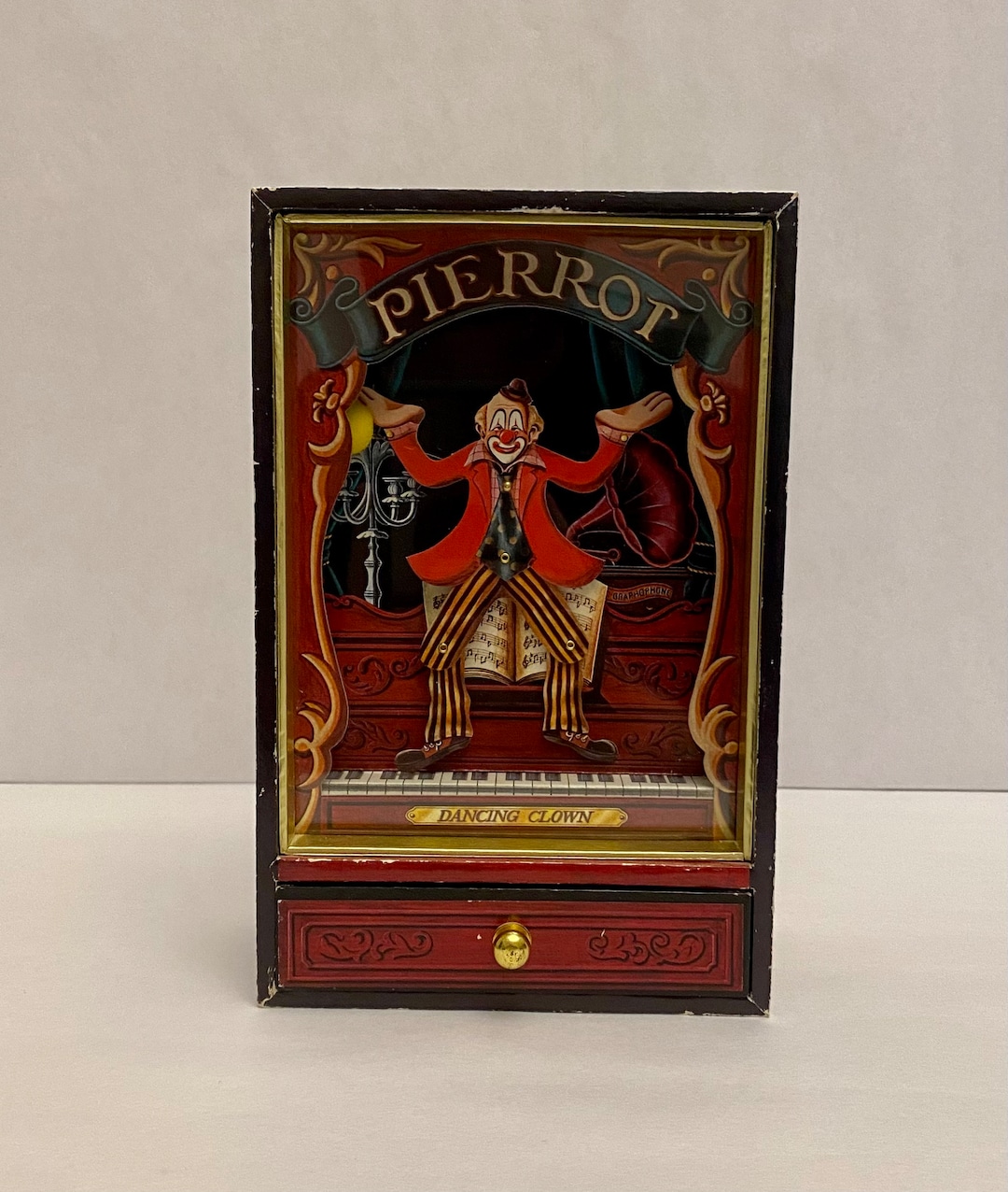 Vintage Dancing Orgel Music Box Send in the Clowns 69-190 San Francisco ...