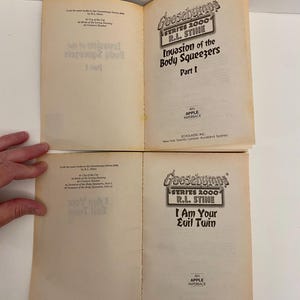 Goosebumps Series 2000 R.L. Stine Book Lot of 4 All First Print Books 1 ...