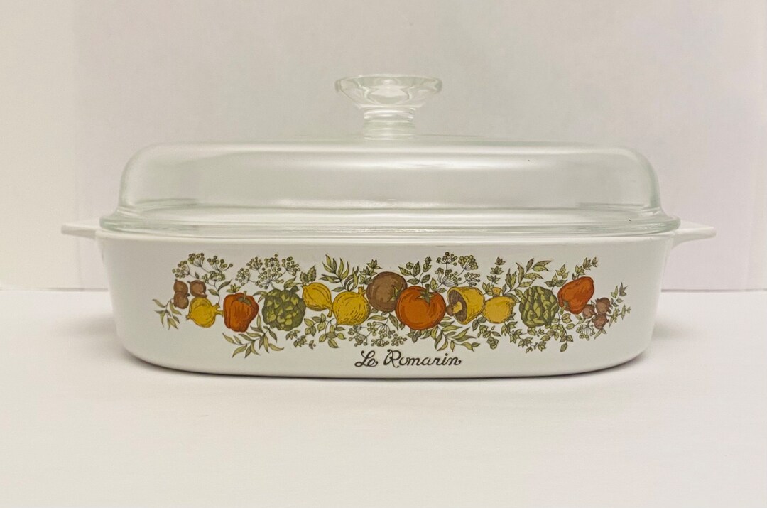 Vintage Corning Ware le Romarin Spice of Life A-10-B 2 Quart Casserole ...