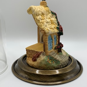 Olszewski Goebel three Little Pigs Series 956-D House W/ Glass Dome ...