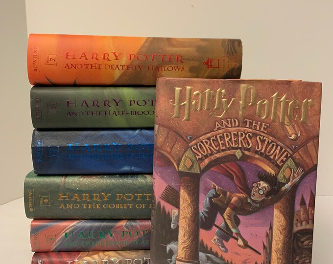 Harry Potter Complete Set of 7 Books, Hardcoverfirst Editionsfirst ...
