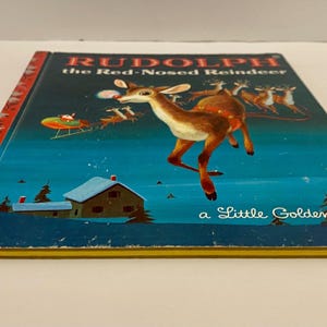 Rudolph the Red-nosed Reindeer A Little Golden Book 1958 Barbara Shook ...
