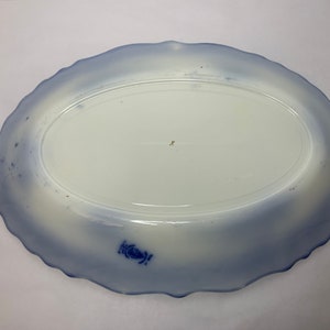 FLOW BLUE TOURAINE 15 Oval Serving Platter, C. 1880s Henry Alcock - Etsy
