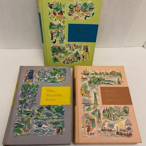 Vintage 1958 Through Golden Windows Hardcover Children's Story Books ...