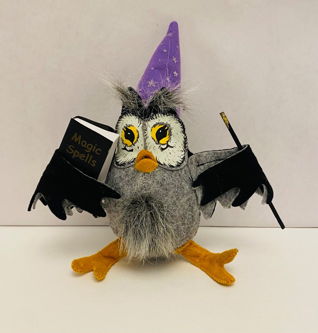 Annalee 7 Tall Wizard Owl Halloween Magic Spells Halloween Decorations ...