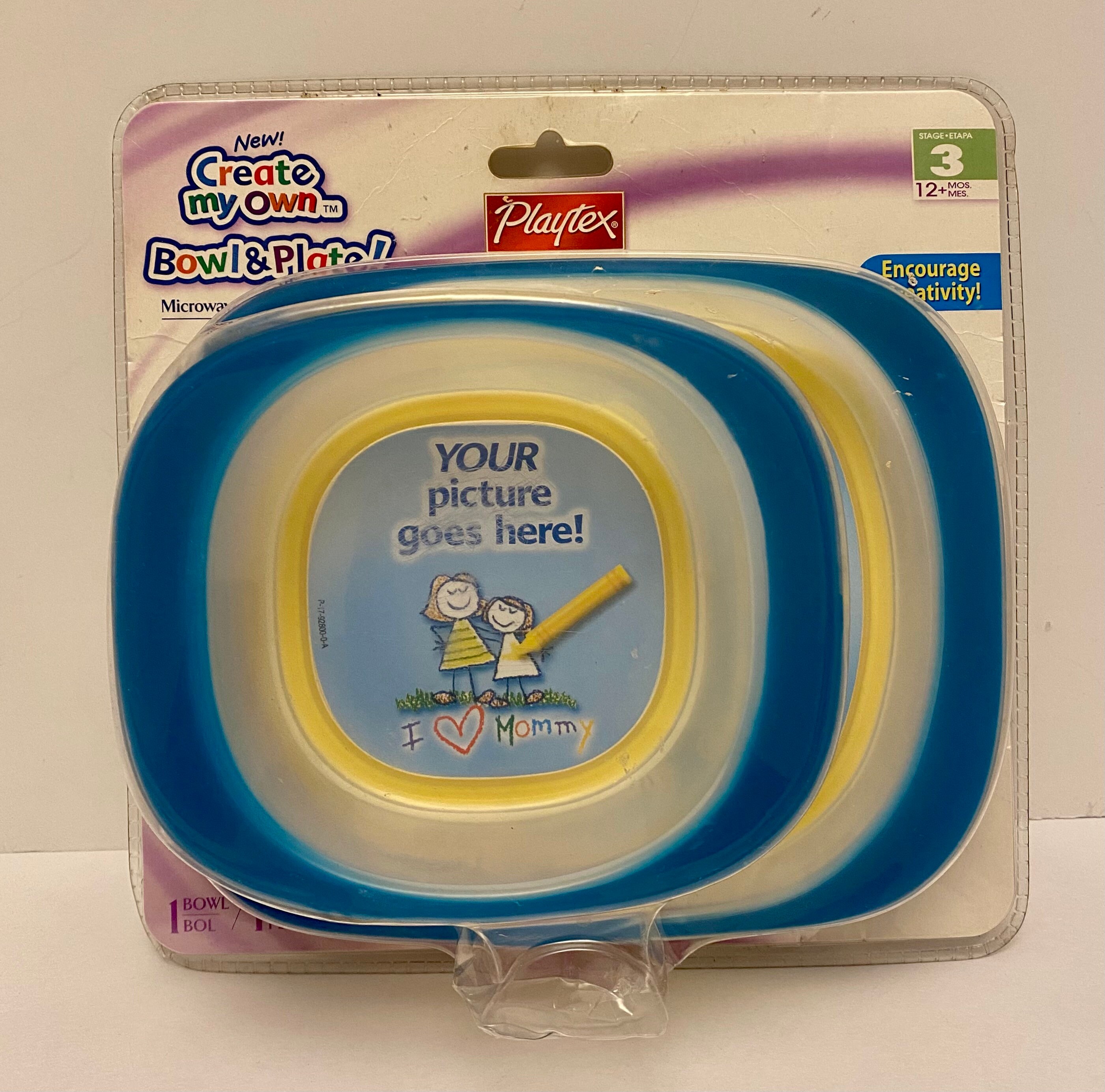 Playtex Create My Own Bowl & Plate Stage 3 Blue Bpa Free New - Etsy Playtex Create My Own Bowl & Plate Stage 3 Blue Bpa Free New - Etsy