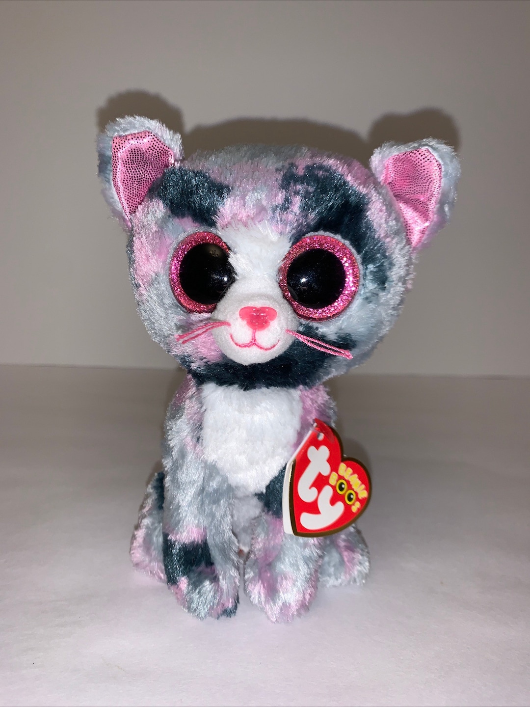 Retired Ty Silk Beanie Boos LINDI Tie Dyed Calico Cat 2015 NWT - Etsy
