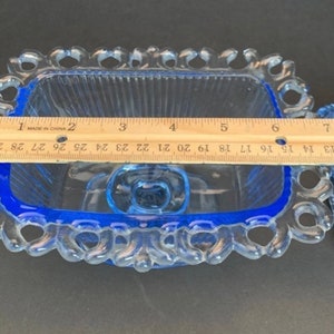 Vintage Oblong Candy Box and Cover by Indiana Glass Co. - Etsy