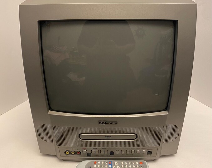 Emerson EWC13D4 13 CRT DVD Player TV Television Combo W/ Remote Tested ...