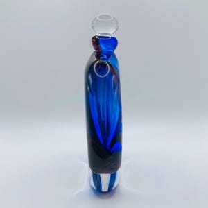 Exquisite Chris Comins Studio Art Glass Perfume Scent Bottle With ...