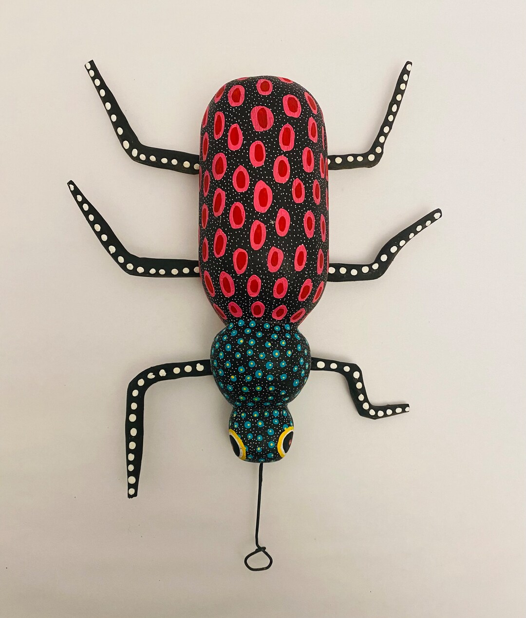 Wooden Folk Art 12 Wooden Bug by Blanca Gomez Mexico Beautifully ...
