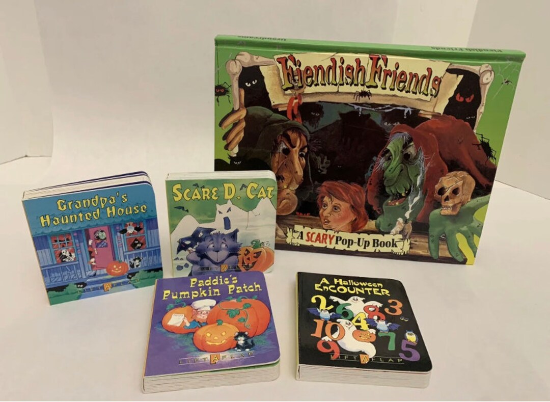Halloween Lift-the-flap & Pop up Books New Condition Rare Vintage Books ...