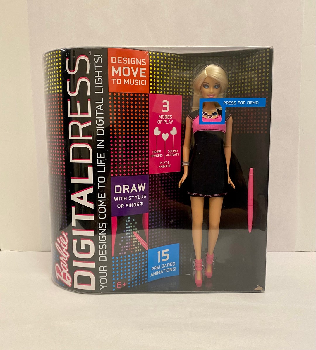 Vintage Barbie Digital Dress Doll Mattel New Factory Sealed. - Etsy