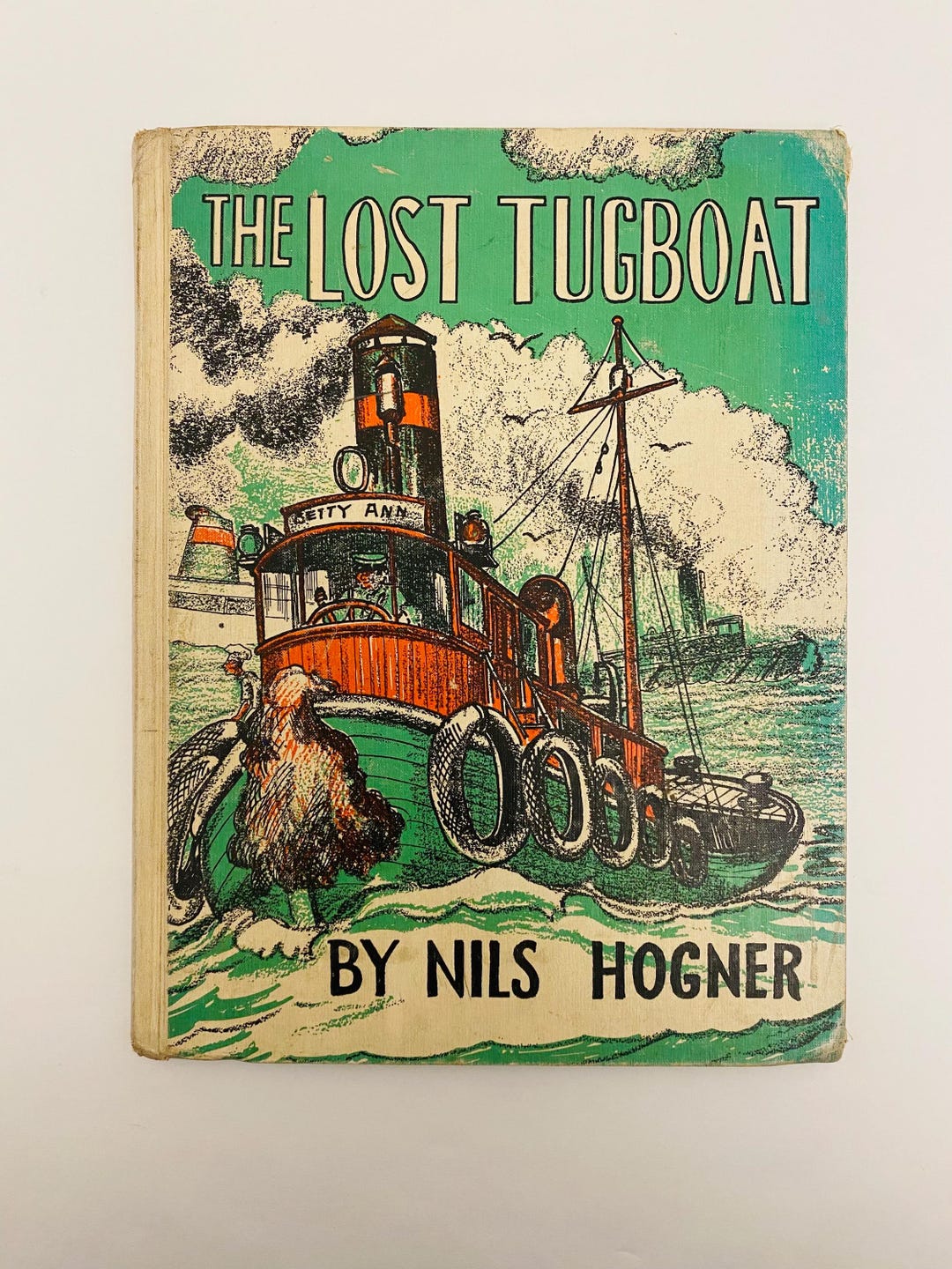 Vintage 1952 the Lost Tugboat by Nils Hogner HC Ex Libris. - Etsy
