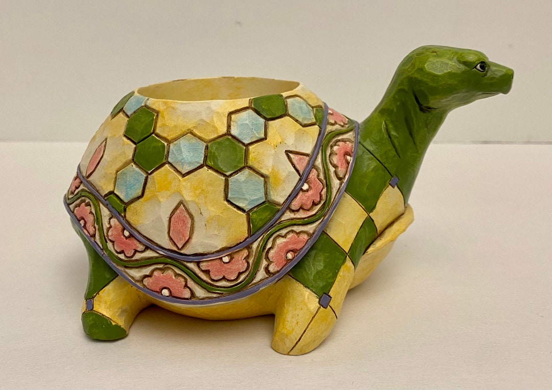 Jim Shore Heartwood Creek Turtle Candle Holder. - Etsy
