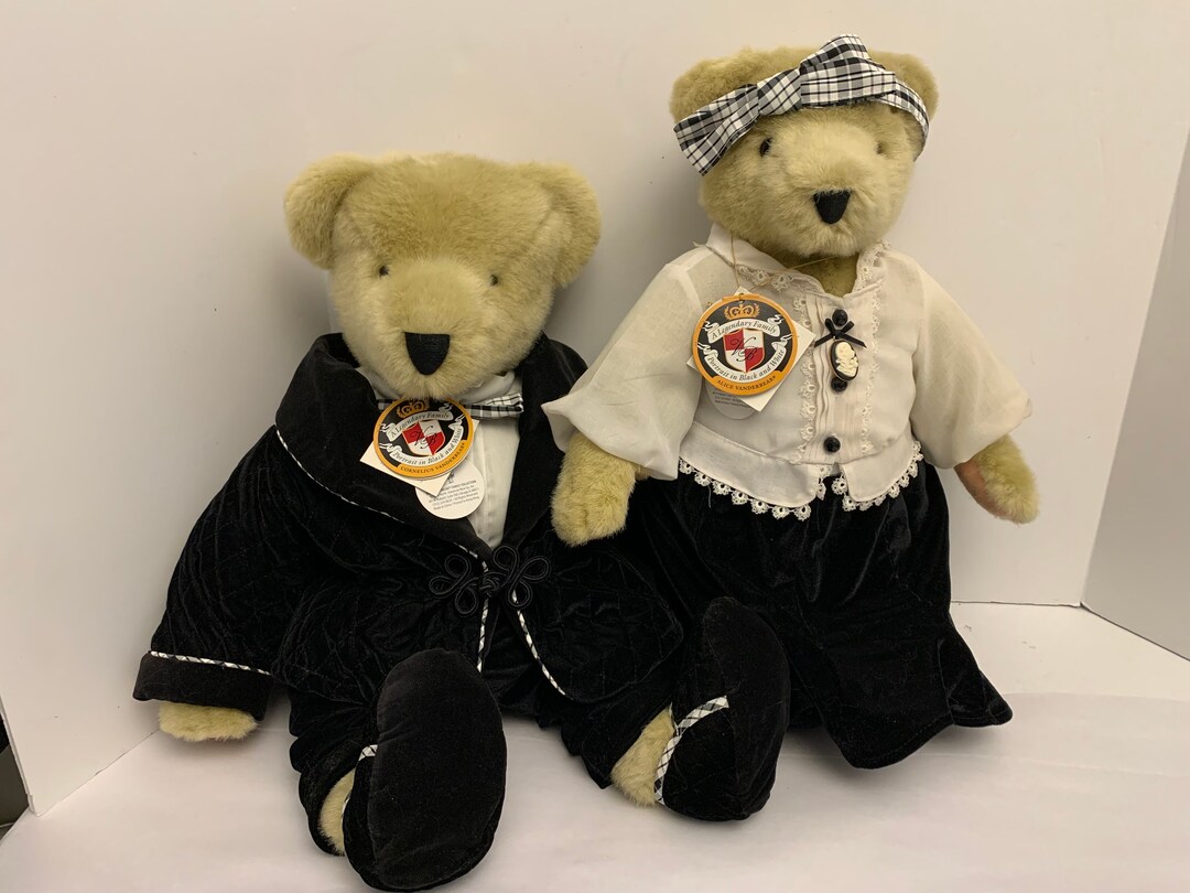 Vintage Vanderbear Portrait in Black & White Cornelius/alice North American Bear Co - Etsy