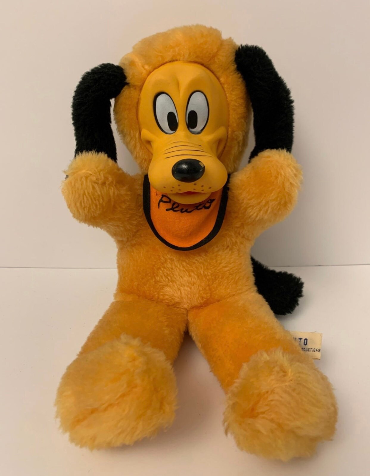 Vintage Walt Disney Prod PLUTO Plush Stuffed Animal. 12 Tall - Etsy