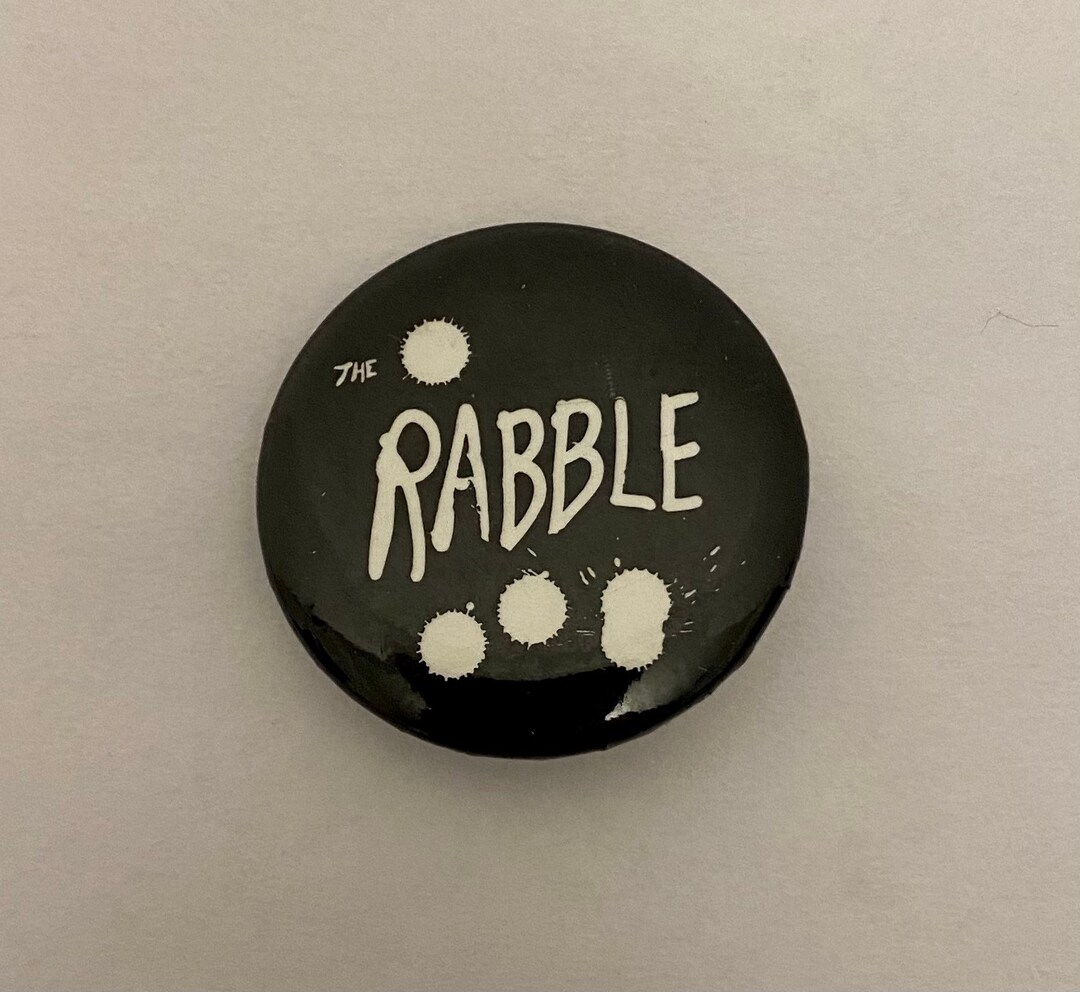 Vintage 1980 the Rabble New Wave Band 1.25 Promo Pin Back Button. - Etsy