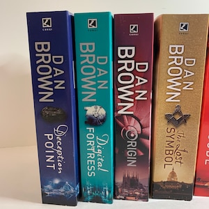 Dan Brown ROBERT LANGDON Series Lot of 6 Paperback Books Missing 1 - Etsy