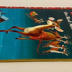 Rudolph the Red-nosed Reindeer A Little Golden Book 1958 Barbara Shook ...