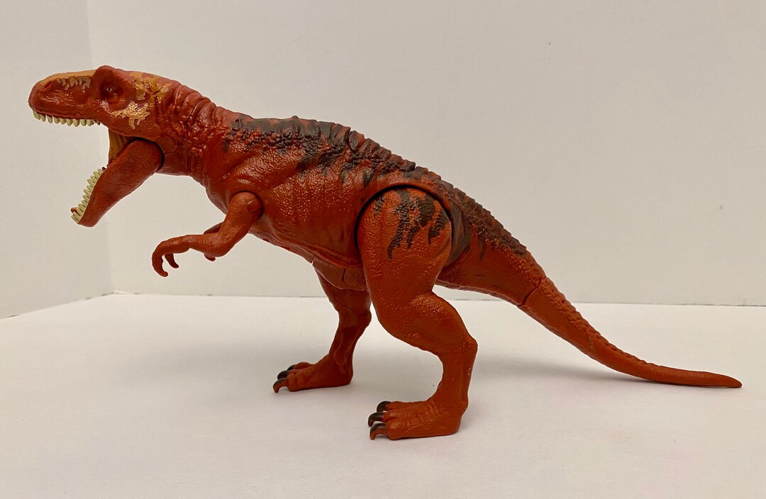 Jurassic World Bite N Fight 12 T-rex Dinosaur W/sound. Tested Working ...