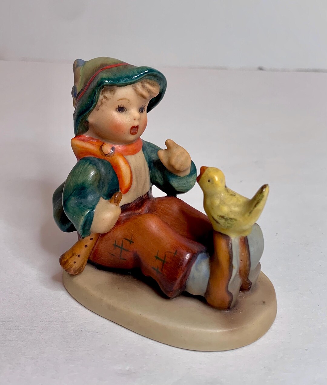 Hummel TMK 1 Singing Lesson Porcelain Figurine Incised Crown Mark First ...